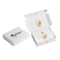 China Material Structure Retail Stand Box for Reusable White Cardboard Cosmetic Packaging for sale