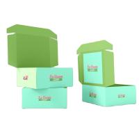 China Clothing Gift Packing Cardboard Subscription Box Green Shipping Mailer Box for sale
