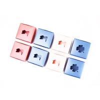China Small Paper Full Color Printed Boxes Handmade Soap Packaging Box With Window Hole for sale