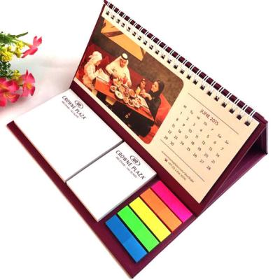 China Custom 2026 folding paper calendar for sale