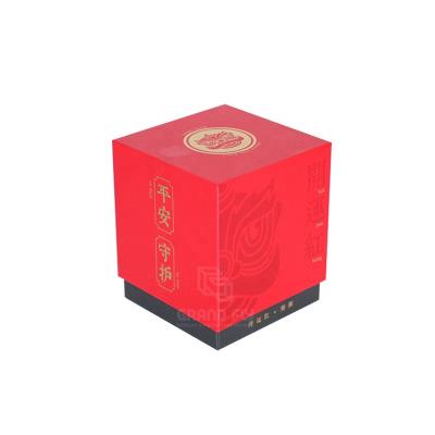 China Custom Rigid Gift Box with Lift-off Detachable Lid for Tea Bag Coffee Two Piece Black Tea Cardboard Packaging Box for sale