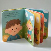 China Eco-friendly Custom Printed Children Cardboard Board Book Printing on Demand for sale