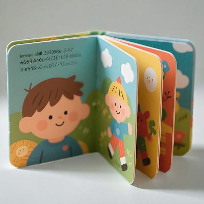China Eco-friendly Custom Printed Children Cardboard Board Book Printing on Demand for sale