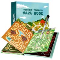 China Children Maze Quite Book Kids Educational Busy Book Preschool Thinking Training Maze Busy Book for sale