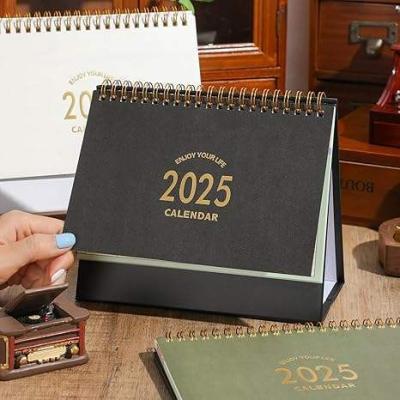 China Custom Digital Printing Paper Board Promotional Monthly Desk Calendar for sale