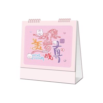 China 2026 Factory Price New Desk and Horse Promotion Use Printed Table Calendar New Paper & Paperboard Printing Product for sale
