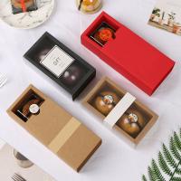 China Dessert Drawer Box with 2 4 6 8 Dividers Cupcake Packaging Pastry Boxes Wholesale Sweets Gift Moon Cake Box Cookies Bakery for sale