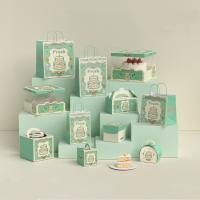 China Cake 300g White Cardboard Paper Box for Baked Goods Packaging for sale