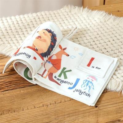 China Alphabet Cloth Books Cute Soft Baby Book Kids Montessori Toys Preschool Early Learning Educational Toy for Children Toddlers for sale