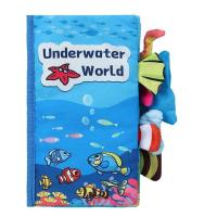 China Customized Soft Newborn Tail Story Book Journal Early Educational Print Touch Sensory Memory Cloth for Newborns for sale
