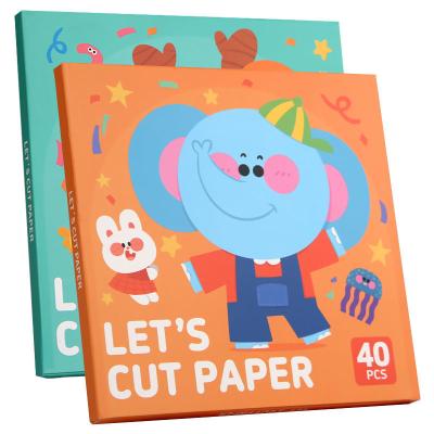 China Kindergarten Preschool Creative Learning Toy Paper Cutting Art Scissor Skills Activity Book for Kids for sale