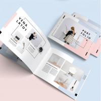 China Eco Friendly Professional Custom Digital Paper Mini Colorful Booklet Catalogue Brochure Printing Service with UV Printing for sale