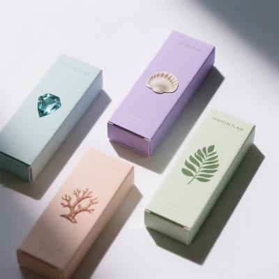 China Luxury Black Perfume Gift Box Custom Cosmetic Packaging for Eco Friendly Essential Oil Paper Boxes for sale