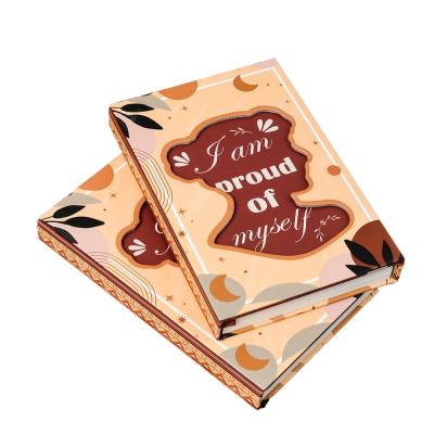 China I'm Proud of Myself Daily Self Care Journal Hollow Cover Hardcover Notebook for Students Reduce Stress & Improve Mental Health for sale