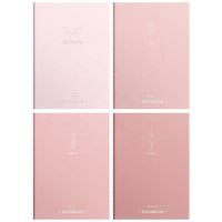China Gradient Thick Stitched Notebook 100 Soft Lined Sheets Student and Business Journal with Eye B5 Printed Style Paper Cover for sale
