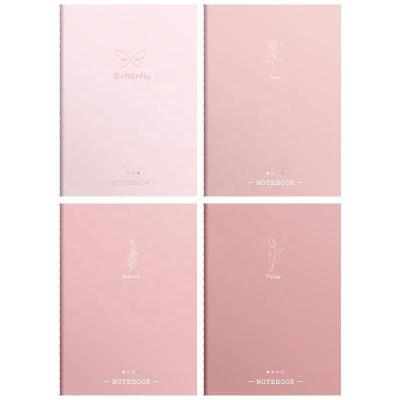 China Gradient Thick Stitched Notebook 100 Soft Lined Sheets Student and Business Journal with Eye B5 Printed Style Paper Cover for sale