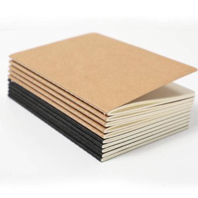 China Wholesale A5 Kraft Paper Composition Notebook Office School Supplies 36 Sheets B5 Journals Note Book for Students for sale