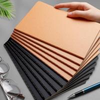 China Wholesale A5 Kraft Paper Composition Notebook Office School Supplies 36 Sheets B5 Journals Note Book for Students for sale