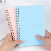 China Customizable Journal Planner Spiral Note Book Printing A5 A6 B5 Agenda Diary Softcover Spiral Notebook Printing for sale