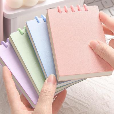 China A7 Portable Notebook with Top Spiral Coil Hardcover Paper PP Cover for Students' Notes Planner Diary School Office Supplies for sale