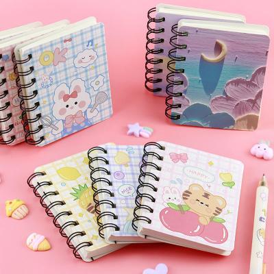 China Pocket Notebook Small Notebook Spiral Mini Journal Notepad A7 Diary Writing Subject Memo Book Planner Lined Paper for Travelers for sale