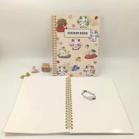 China Kawaii Aesthetic Customized Reusable Sticker Books for Collecting Album Stickers Organizer Book with Blank Release Paper for sale