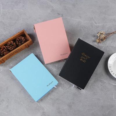 China Hot Sale Soft Leather Cover Notebook Record Journal Customized Thermal Binding Notebook for sale