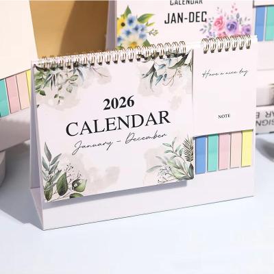 China 2026 High Quality Custom Printed Desk Calendar Wholesale Paper & Paperboard Printing Service for sale