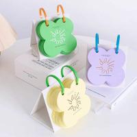 China Wholesale Custom Hardcover Creative Flower Mini Cute Small Size Calendars Desktop Desk Gift Promotion Spiral Calendar for sale