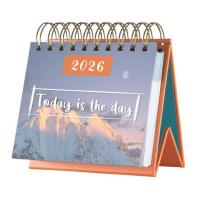 China Promotional 2026 2027 Custom Inspirantional Mini Desk Stand Calendar for sale