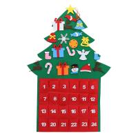 China Direct Factory Sale Modern Style Christmas Hanging Advent Calendar Christmas Gifts-Creative and Fashionable Christmas Ornaments for sale