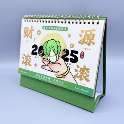 China 2026 High Quality Customized Size Calendar Printing Full Coloring Desk Calendar for sale