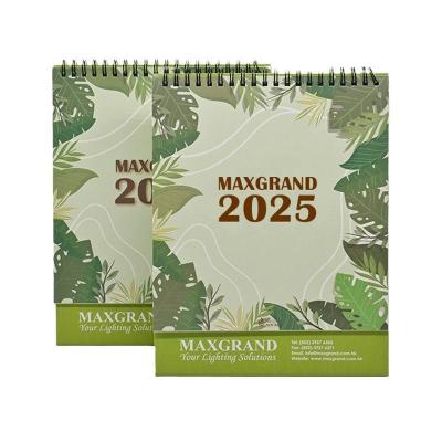 China Business Calendar 2025 Creative Design Art Embossed Digital Printed Custom Calendar for Enterprise Printing Small Batch for sale