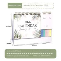 China Wholesale Calendar Custom Advent Calendar Table Calendar Desktop Calendar 2026 with Notes Section for Corporate Use for sale