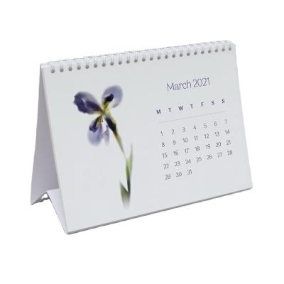 China Custom Printing 2021A5 Desk Top Schedule Note Monthly Beauty Stand Calendar for sale
