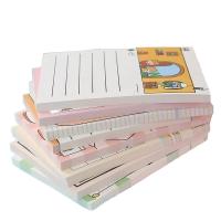 China Custom Cute Lined Stationery Kids Memo Pads Daily Kawaii Maid Cafe Note Sticker 30/50 Sheets School Supplies Sticky Notes for sale