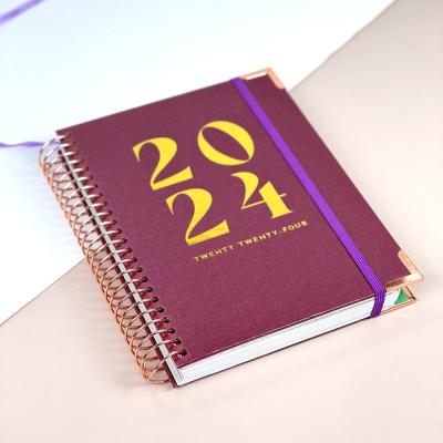 China Custom Printed Spiral Nursing Planner Agendas 2025 Printing for sale