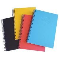 China Customized logo Embossed Spiral Notebooks Dairy Notebooks Coil Agenda Meeting Notebooks for sale