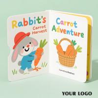 China Custom Print on Demand Book Hard Cover Children Board Books Printing Service Hardcover Child Kids Story Cardboard Books Print for sale