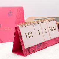 China Custom Printing Daily Table Calendar Colorful Design Monthly Weekly Daily Desk Calendars for sale
