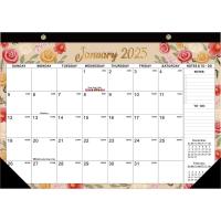 China 2027 Custom 18 Mouth English Creative Simple Metal Double Coil Wall Calendar for Planning and Organizing Your Home and Office for sale