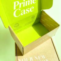 China Custom Logo Printed Flat Pack Paper Packaging Box Corrugated Carton Cardboard Die Cut Folding Kraft Mailer Shipping Mailing Box for sale