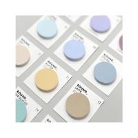 China High Quality Customizable Circle Shape 3D Translucent Paper Pad Round Colorful Logo Sticky Notes for sale