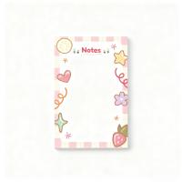China Custom Logo 4x6in Sticky Notepad - 50 Sheets Bulk Memo Pads Recycled Paper Free Branding Proof for Corporate Gift Sets for sale