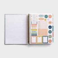 China Custom Spiral Book A5 Printing Planner Journal Book Printing Wire-O Service Notebook Printing for sale