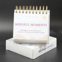 China Custom Printing 365 Day Perpetual Creative Mini Daily Quote Inspirational Desk Top Calendar for sale