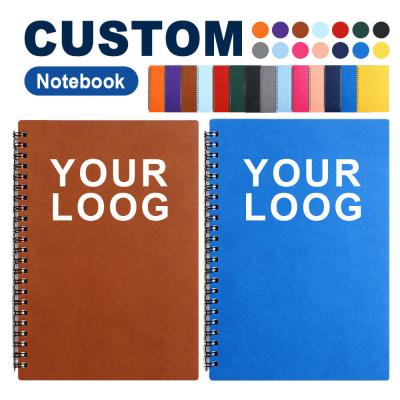 China Custom Dimensions Luxury Hardcover Notebook with Premium PU Leather and Fountain-Pen-Friendly Paper for Corporate Branding for sale