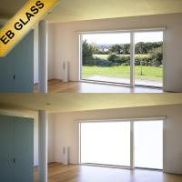 China pure black color smart pdlc film, smart tint/EB GLASS BRAND for sale