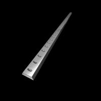 China Industry Straight Perforation Tungsten Steel Cold Sheet Metal Guillotine Shear Blades for sale