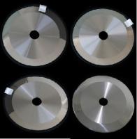 China Adhesive Tape Slitting Tungsten Carbide Slitter Blades Knives Double Bevel Cutting Edge for sale